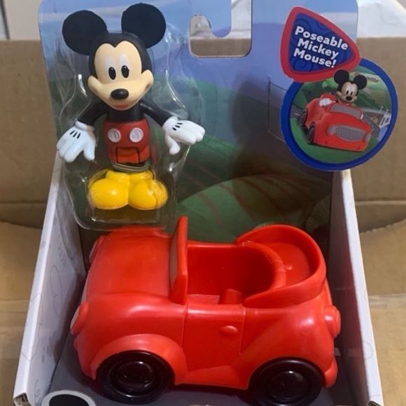 Disney | Toys | New Disney Junior Mickey On The Move Vehicle Poseable ...